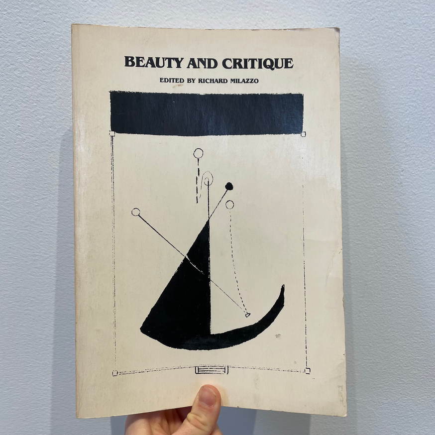 Richard Milazzo, ed. - Beauty and Critique - Printed Matter