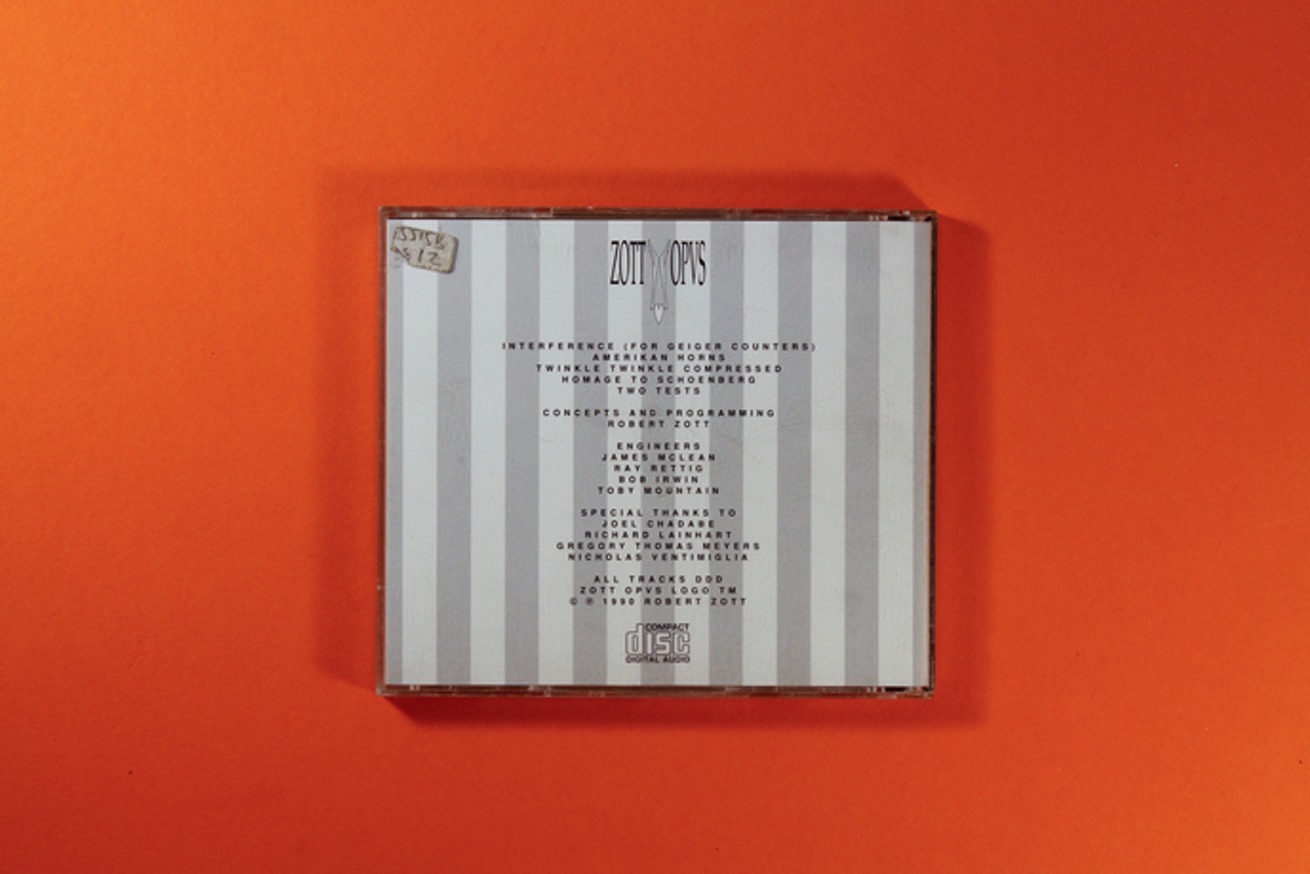 Robert Zott - Sonic Sinulations - Printed Matter