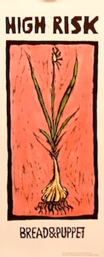 Peter Schumann - High Risk Poster - Printed Matter