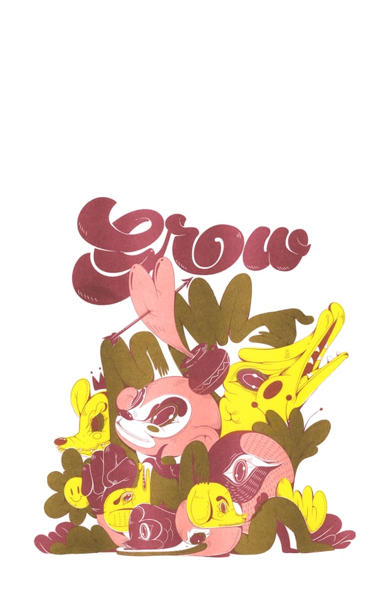 Rodrigo Oñate aka Roco - Grow [From Gaba's Journey Book] [Risograph ...