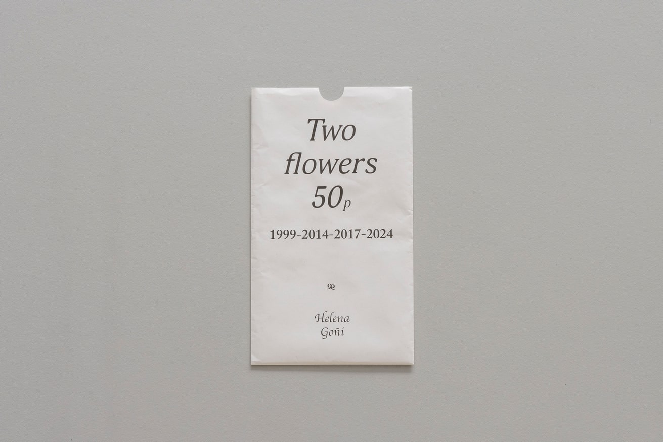 Helena Goñi - 2 flowers, 50p - Printed Matter