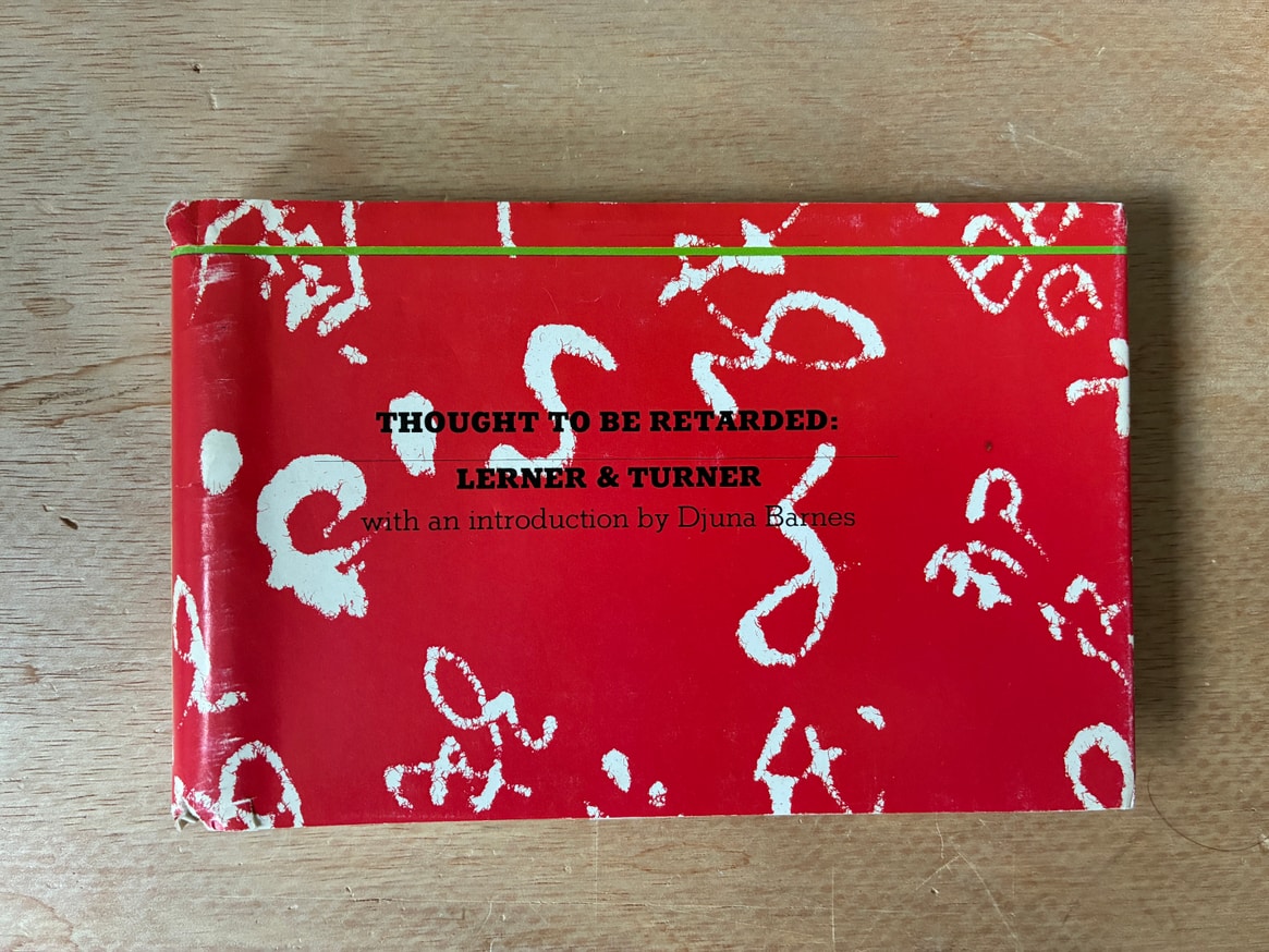 Lerner & Turner - Thought to be Retarded - Printed Matter