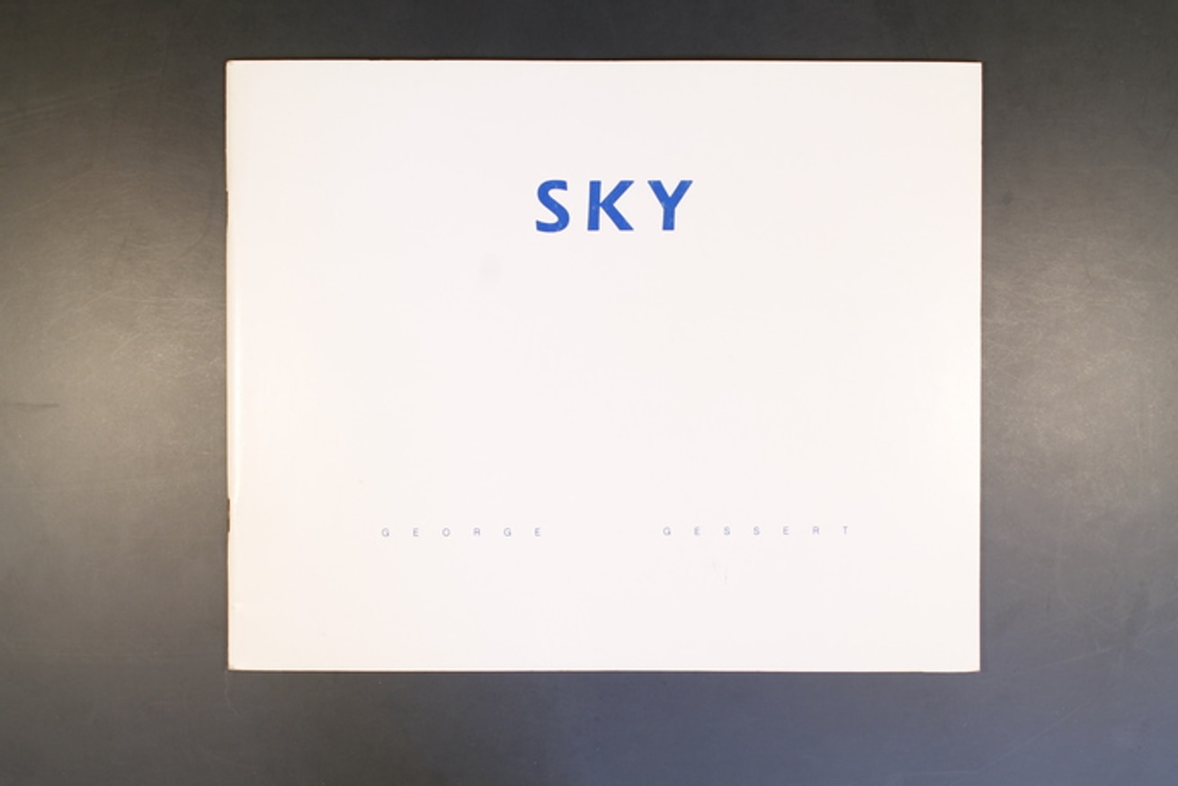 George Gessert - Sky - Printed Matter