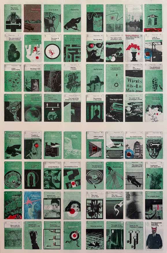 Josh MacPhee - The case of the green covers: Penguin Crime - Printed Matter