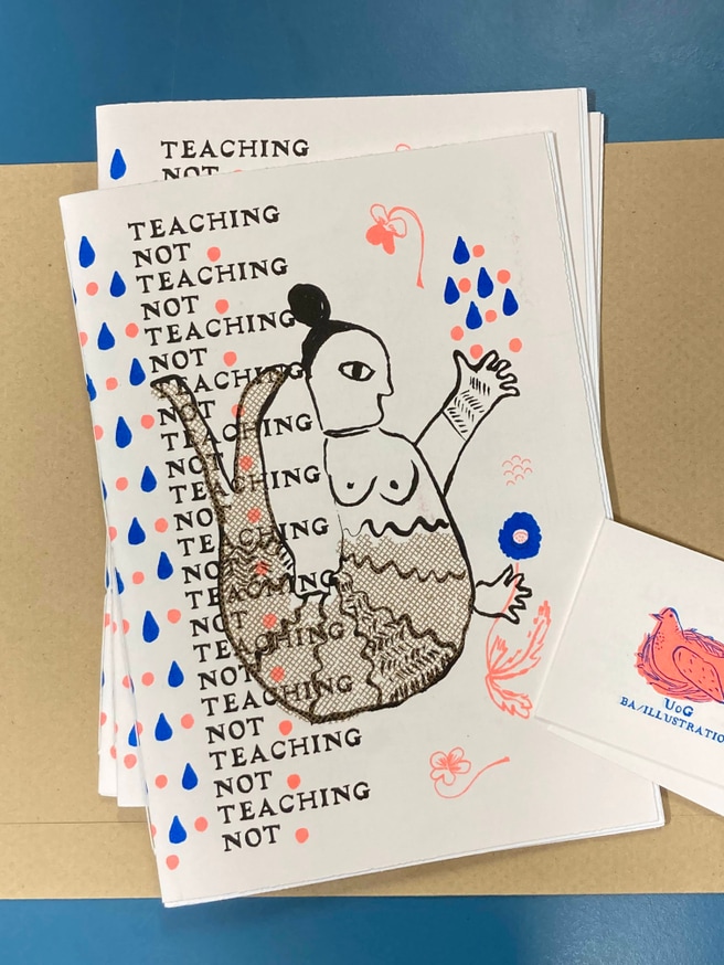 Kimberly Ellen Hall - Teaching/Not Teaching - Printed Matter