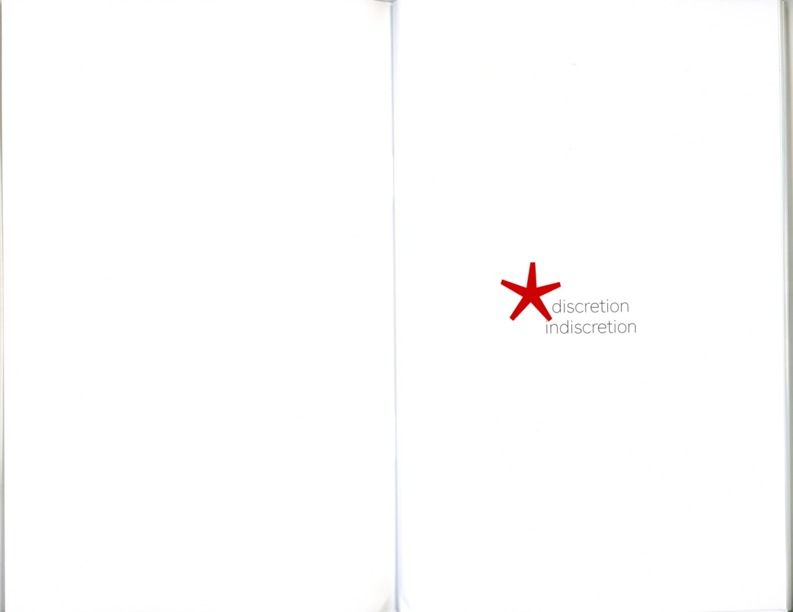 Christopher Currence - discretion indiscretion - Printed Matter