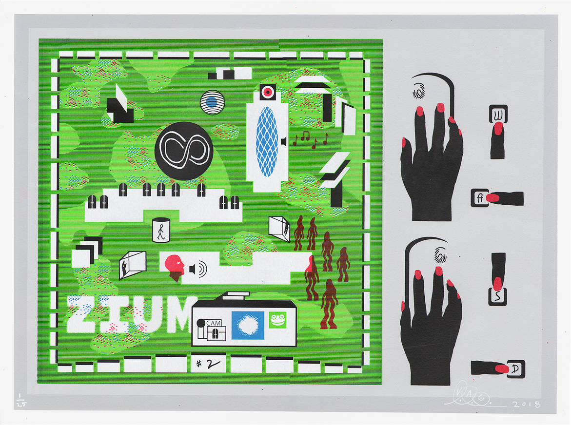 Veronica Graham - Zium Garden - Printed Matter