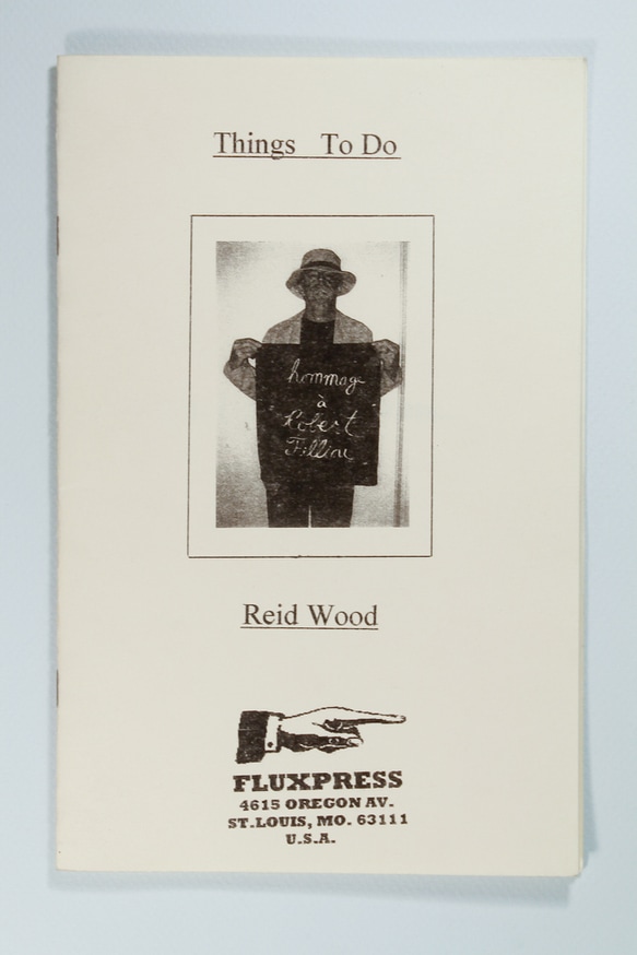 Reid Wood - Things To Do - Printed Matter