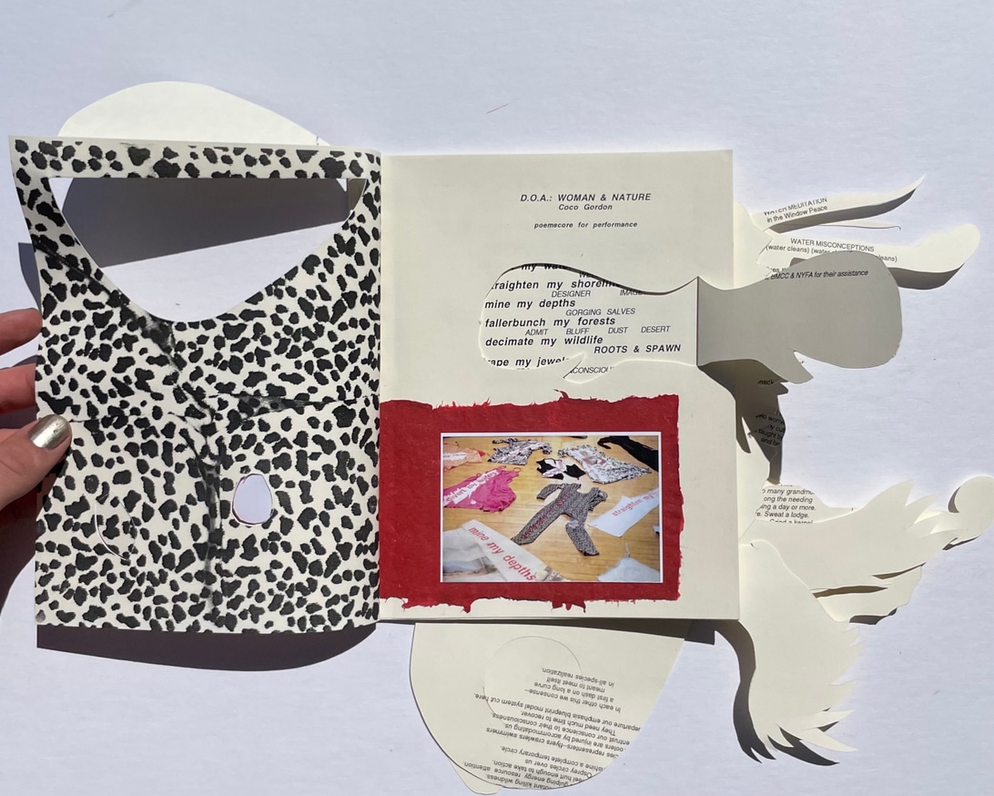 Coco Gordon - D.O.A.: WOMAN & NATURE [Cut Book] - Printed Matter