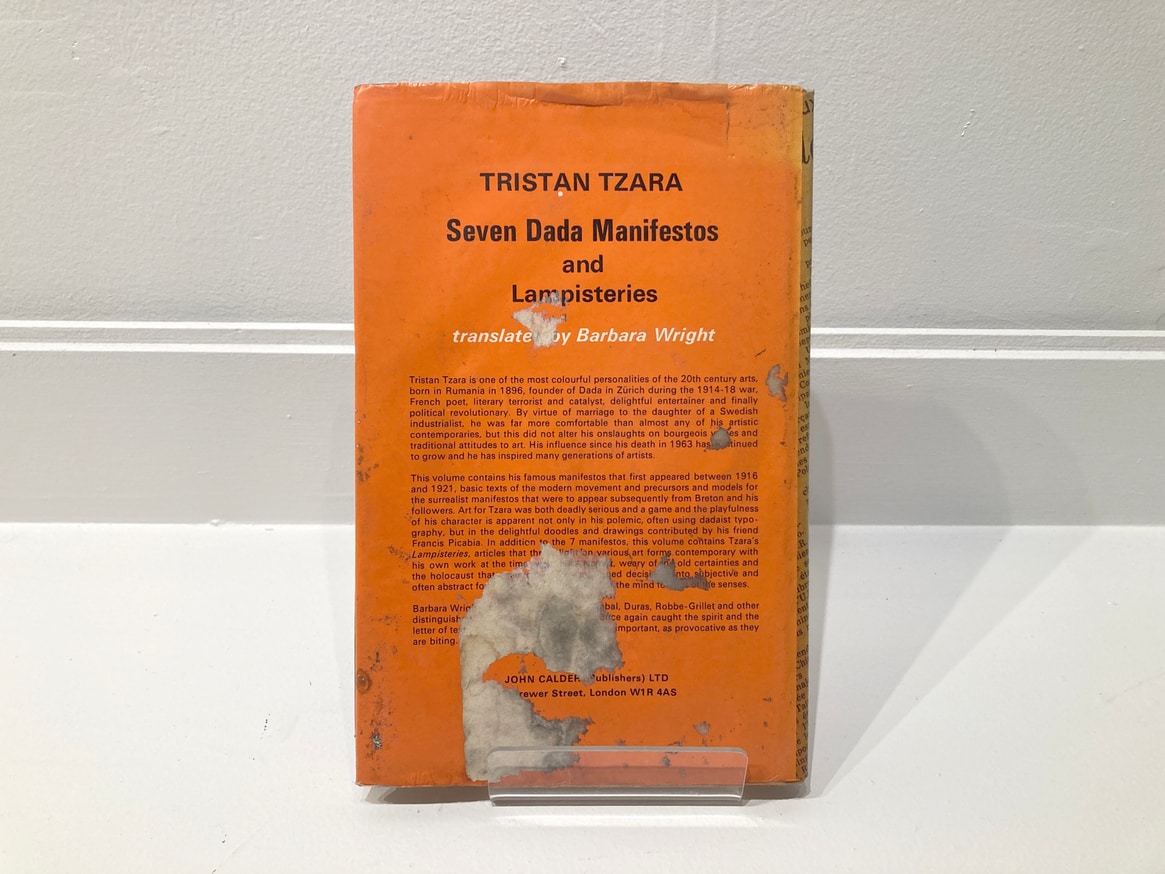 Tristan Tzara - Seven Dada Manifestos - Printed Matter