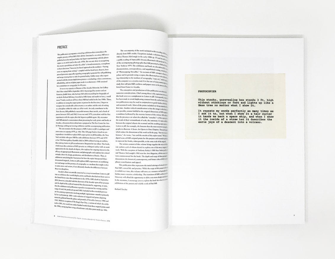 Pati Hill - Pati Hill: Photocopier—A Survey of Prints and Books (1974 ...