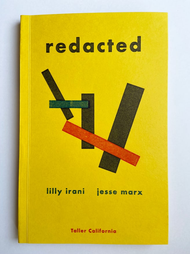 Jesse Marx and Lilly Irani - Redacted - Printed Matter