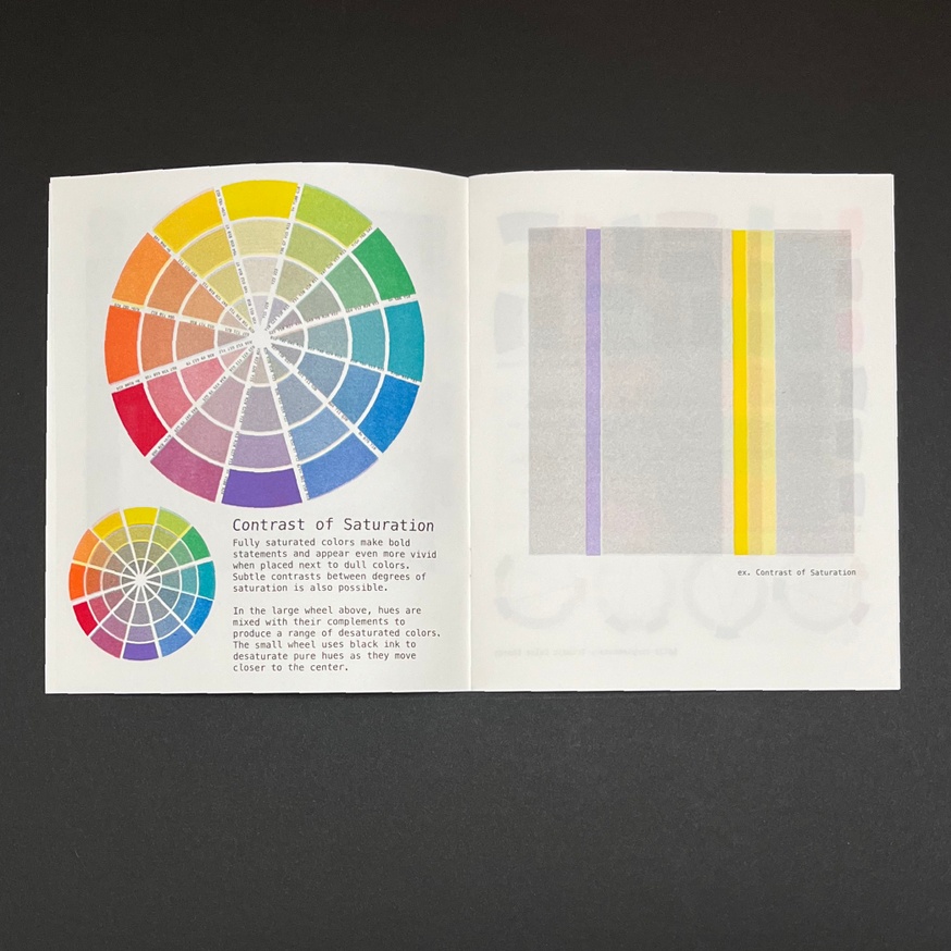 Polly Fossey - 7 Color Contrasts With Risography - Printed Matter