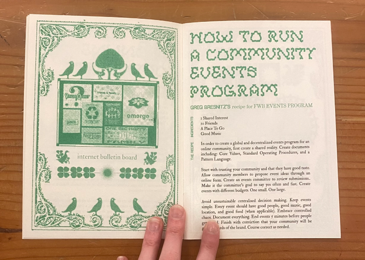 Collaboration Cookbook - Printed Matter