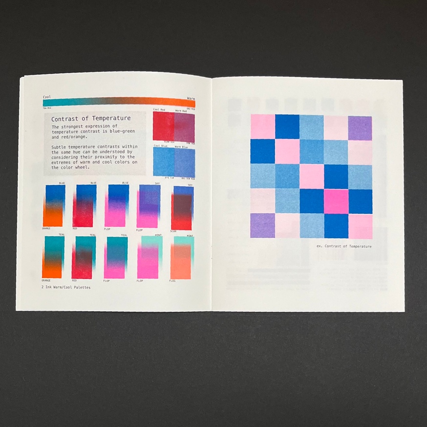 Polly Fossey - 7 Color Contrasts With Risography - Printed Matter