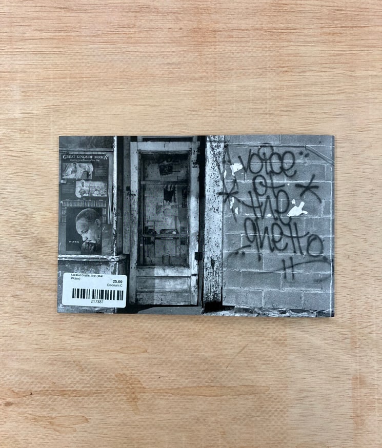 Matt Weber - Untitled Graffiti Zine - Printed Matter