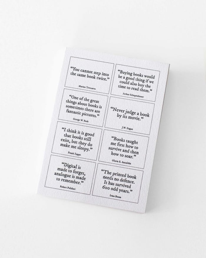 Inverted Commas: Postcards On Books - Printed Matter