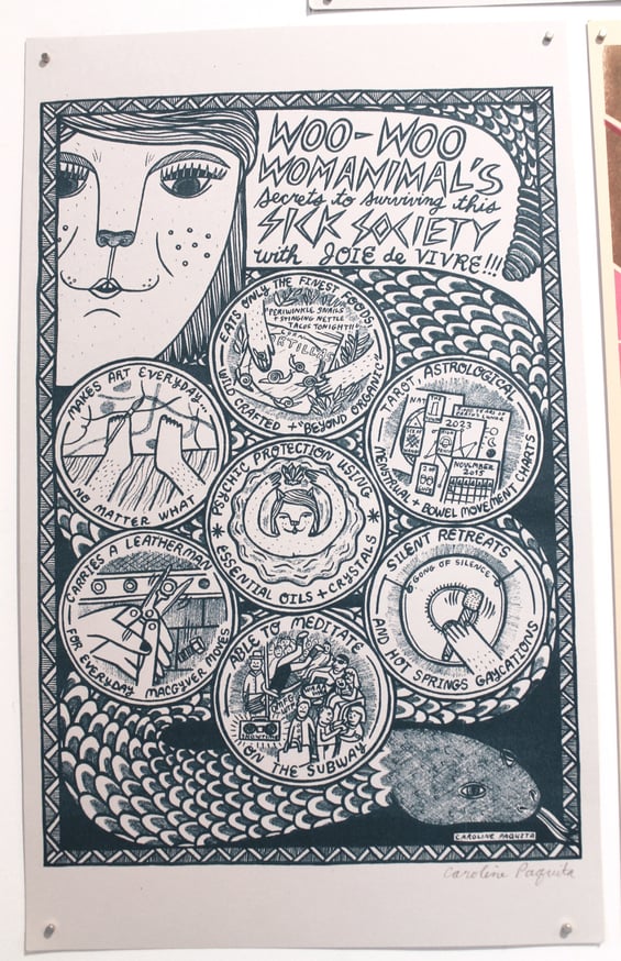 Caroline Kern - Woo-Woo Womanimal Print - Printed Matter