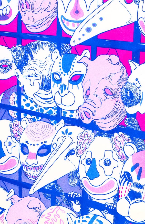 Hwarim Lee - Dark Laughter: Mask - Printed Matter