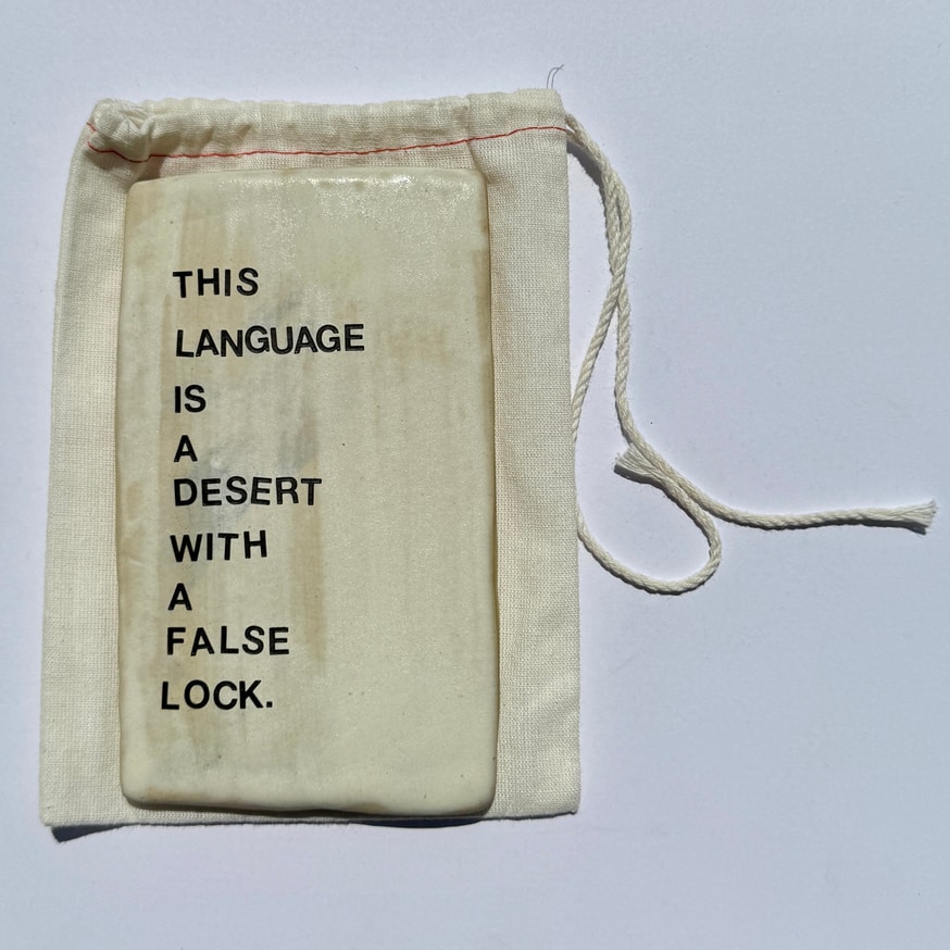 Leslie Rosario-Olivo - This Language is a Desert [Clay Tablet] - Printed Matter