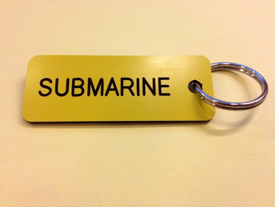 Various Projects and Benjamin Critton - SUBMARINE Key Tag - Printed Matter