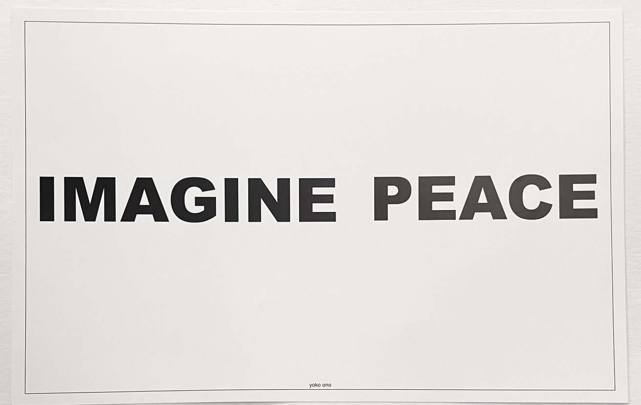Yoko Ono - Imagine Peace - Printed Matter
