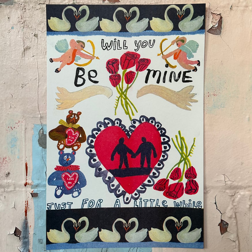 Tara Booth - Will You Be Mine Just for A Little While - Printed Matter