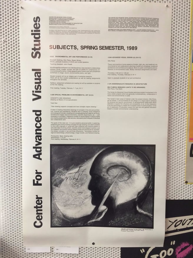 Center for Advanced Visual Studies : Subjects, Spring Semester, 1989 ...