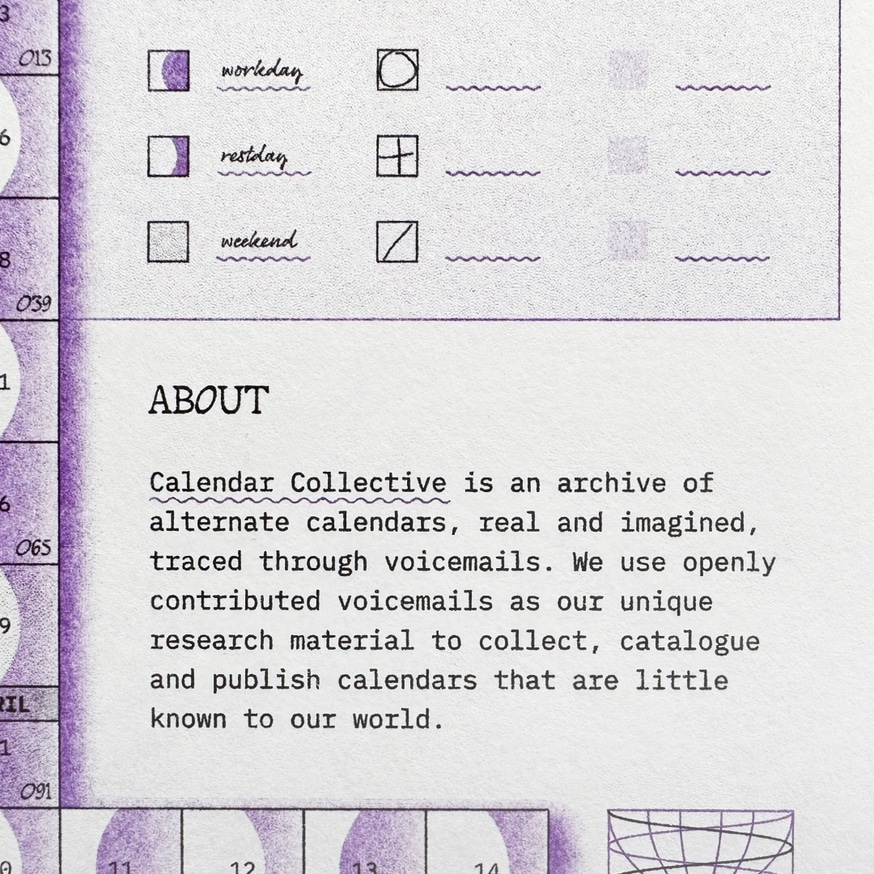 Kalyani Tupkary - Even Odd Calendar - Printed Matter