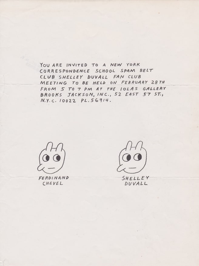 Ray Johnson - Untitled [New York Correspondence School, Ferdinand ...