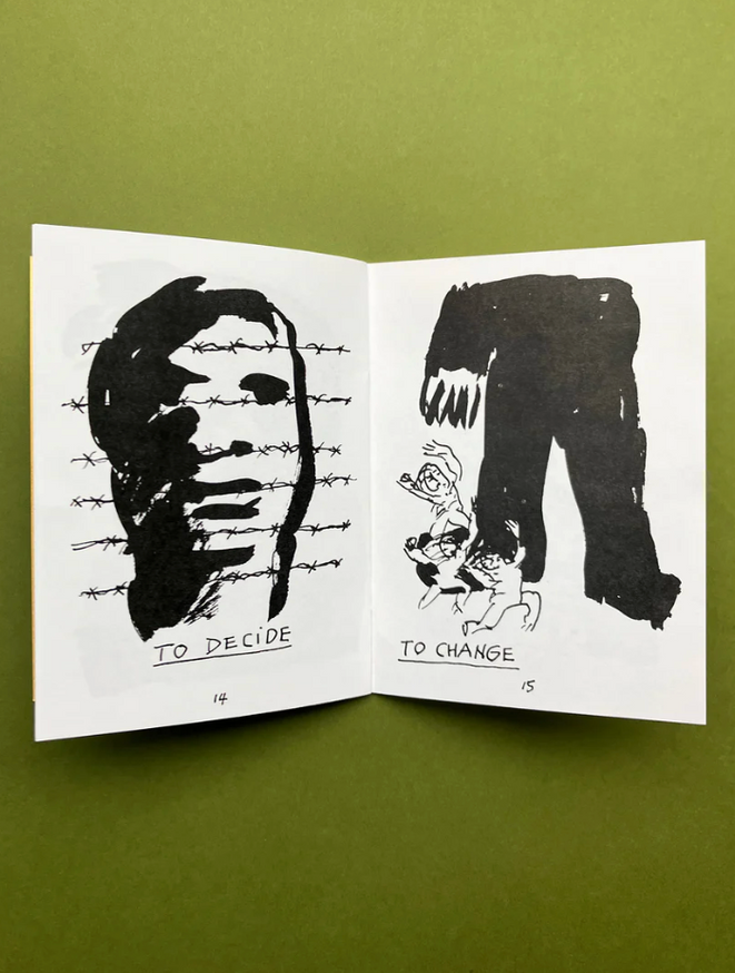 Peter Schumann - Courage Book [2024 printing] - Printed Matter