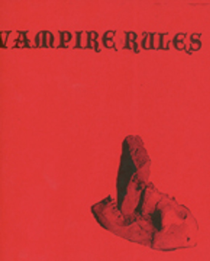 Ethan Swan - Vampire Rules - Printed Matter