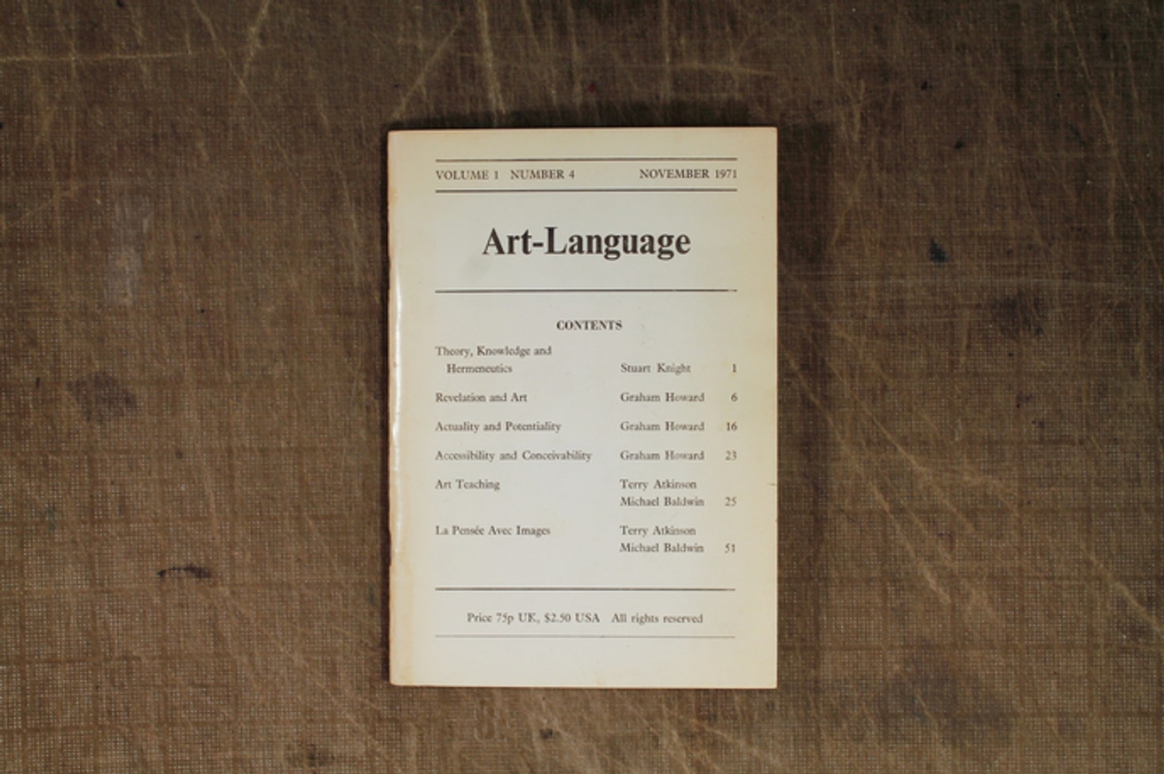 Stuart Knight, Graham Howard, Terry Atkinson, Michael Baldwin and Art ...