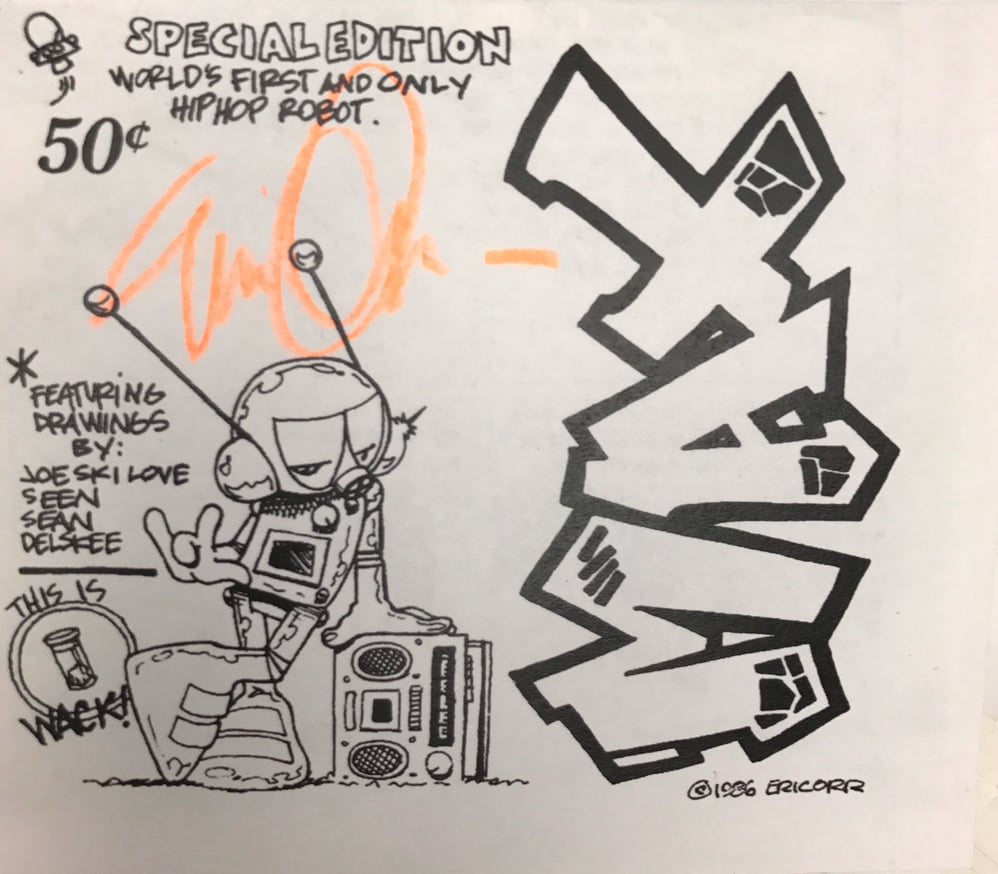 Eric Orr - Rappin' Max Robot - Printed Matter