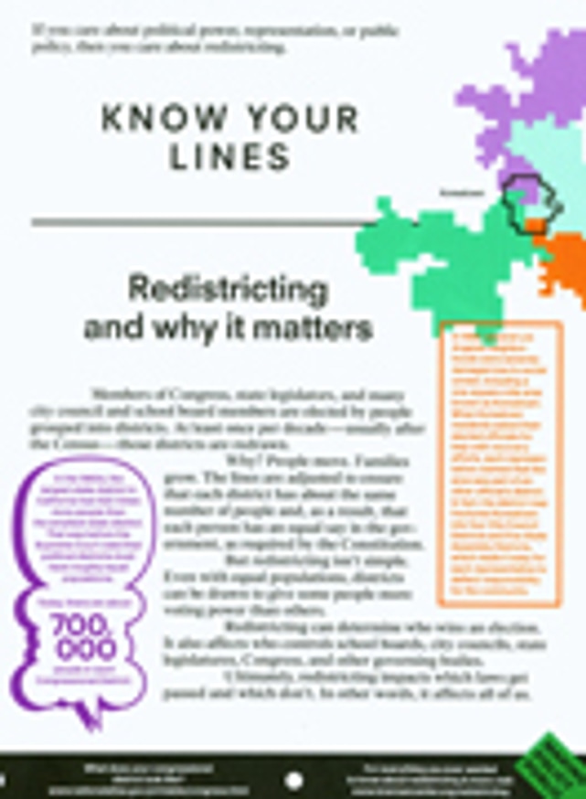 The Center for Urban Pedagogy - Know Your Lines : Redistricting And Why ...