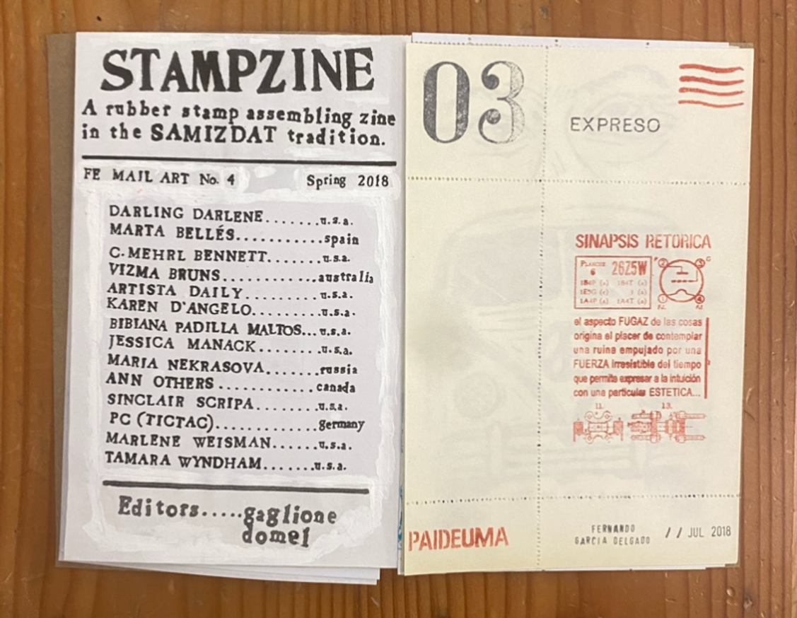 Picasso Gaglione and Darling Darlene, ed. - STAMPZINE - Printed Matter