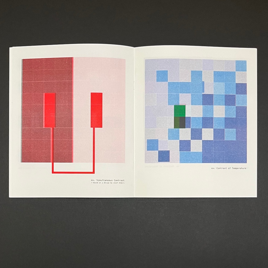 Polly Fossey - 7 Color Contrasts With Risography - Printed Matter