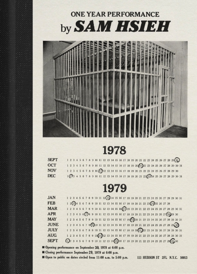 Tehching Hsieh - One Year Performance 1978–1979 - Printed Matter