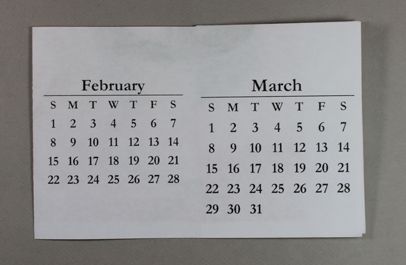 Endless Editions - Feels Good / Feels Bad Calendar - Printed Matter