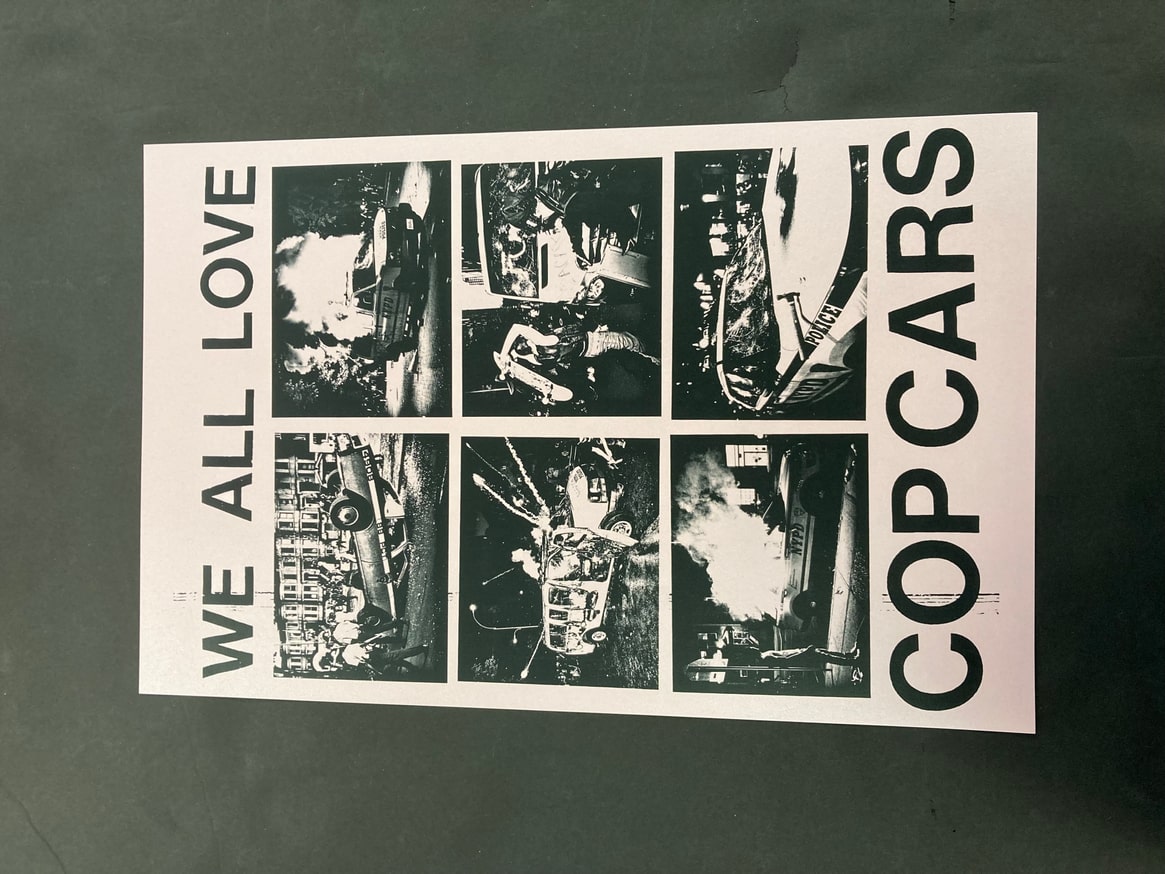 Research and Destroy - WE ALL LOVE COP CARS (Pink Version) - Printed Matter