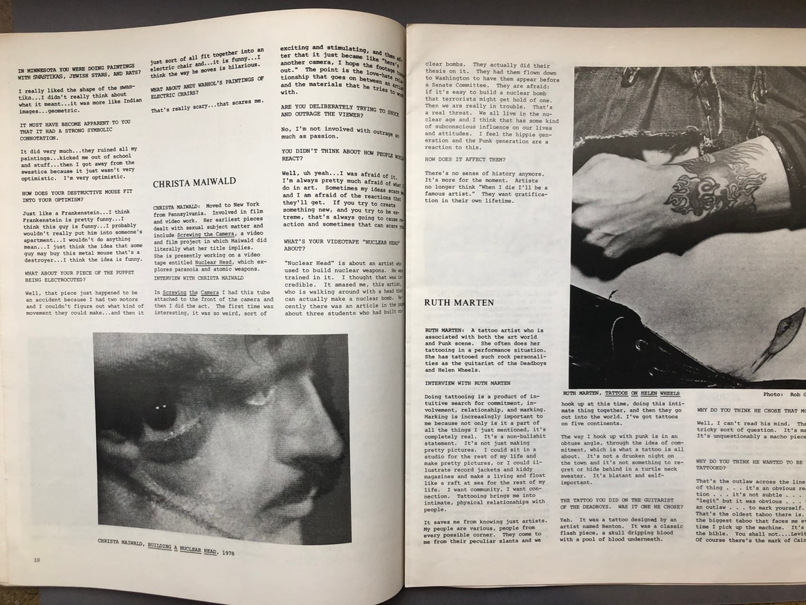 Alice Denney - Punk Art Exhibit Catalogue - Printed Matter