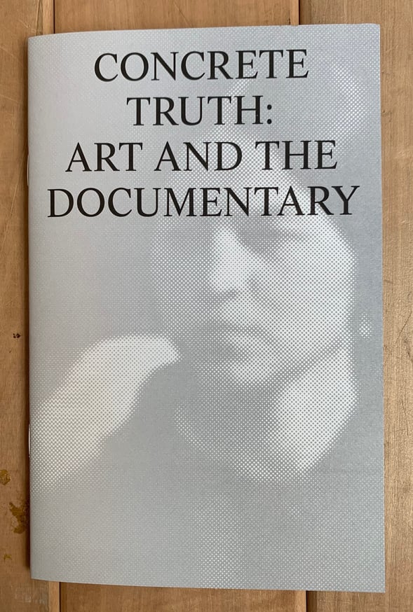Kari Conte, curator - Concrete Truth: Art and the Documentary - Printed ...