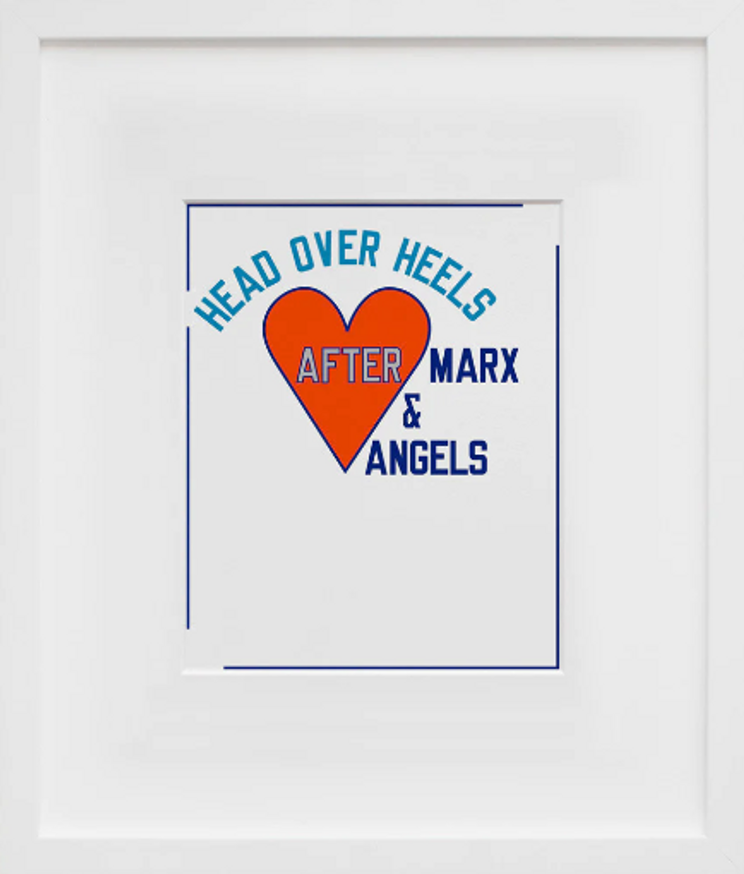 Lawrence Weiner - Head Over Heels [framed] - Printed Matter