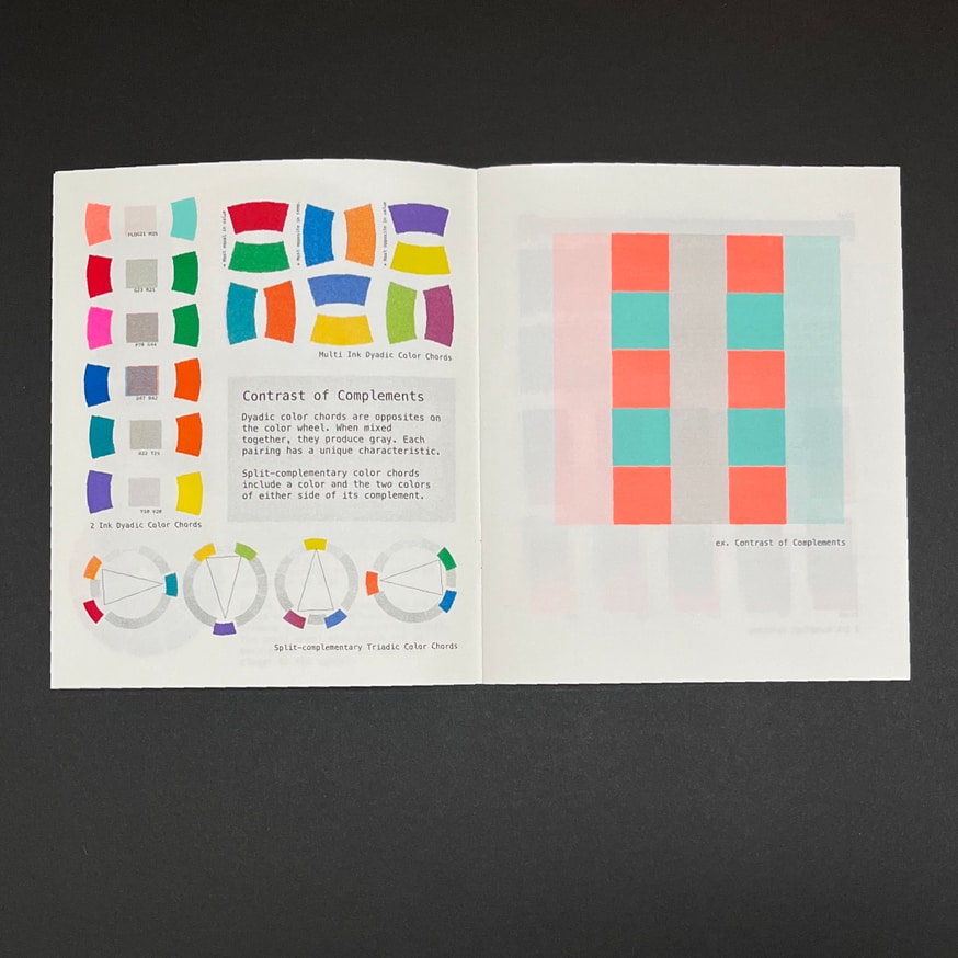 Polly Fossey - 7 Color Contrasts With Risography - Printed Matter