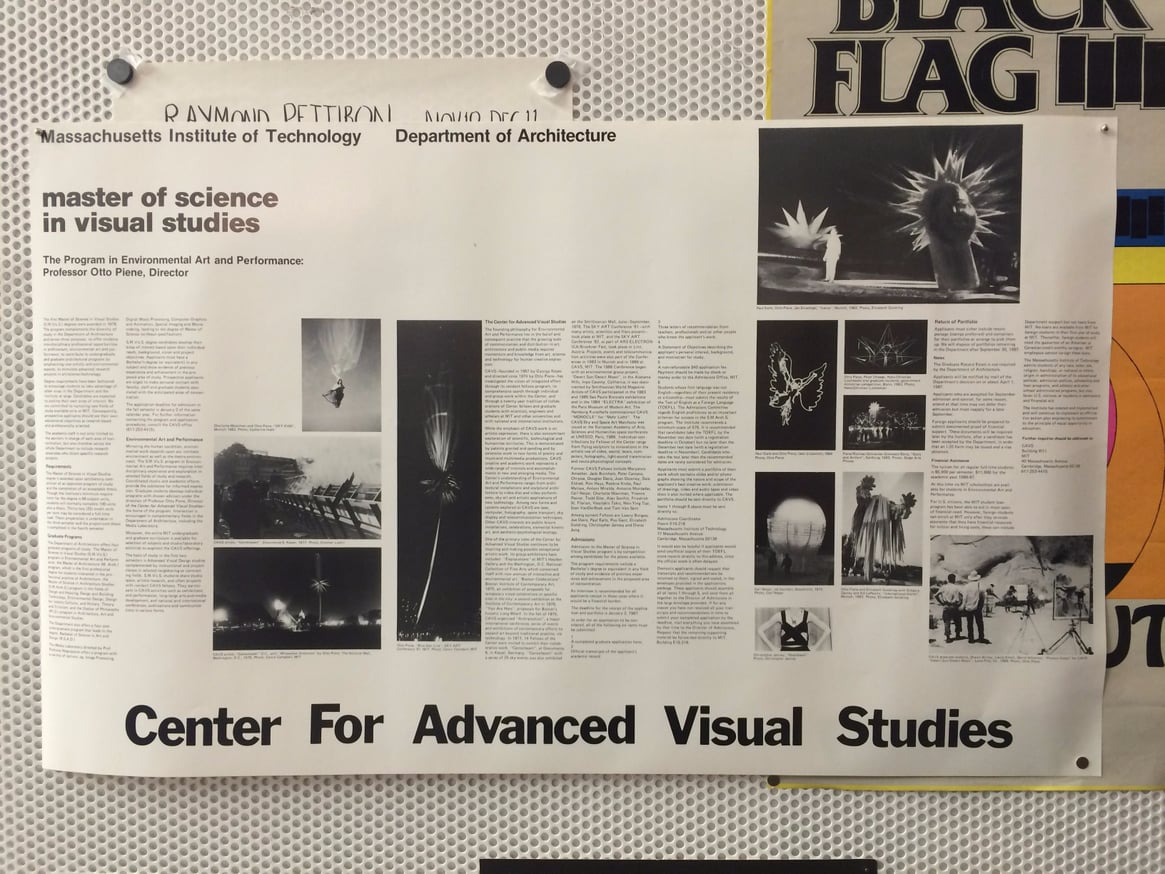 Center for Advanced Visual Studies : Master of Science in Visual ...