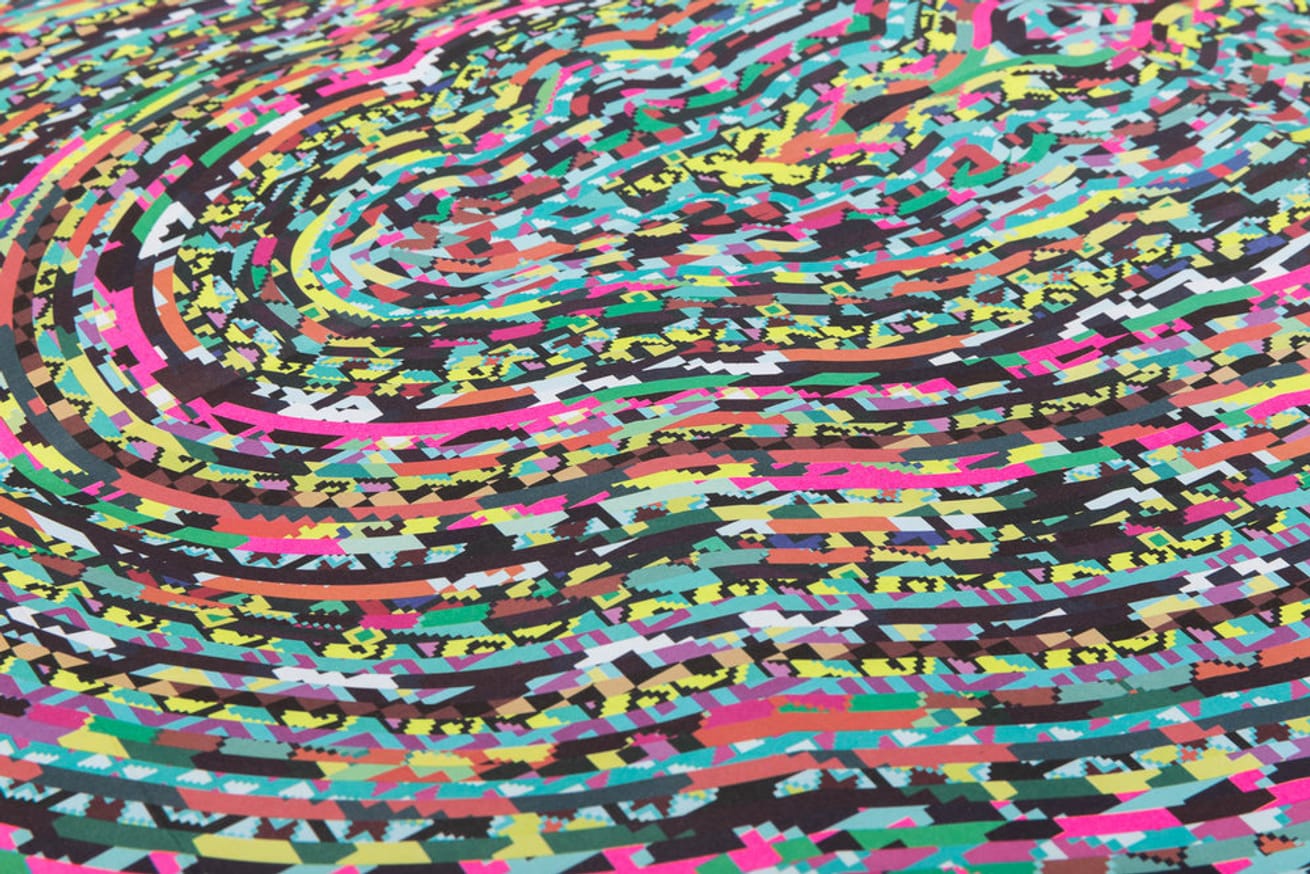 Nathan Ross Davis and Sarah Elawad - Sadu Scraps Poster - Printed Matter