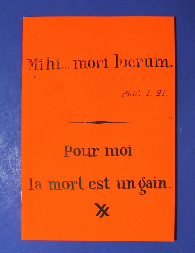 Travis Egedy - La mort est un gain - Printed Matter