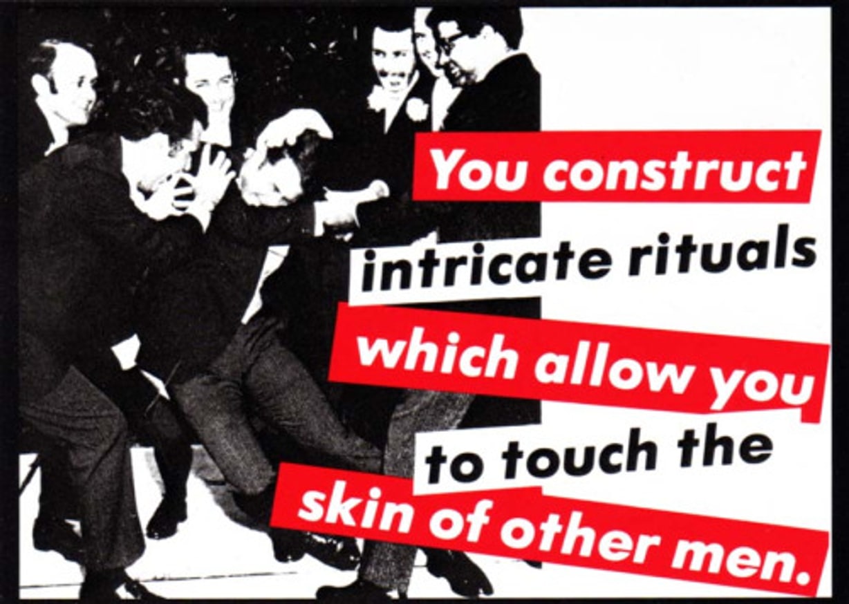 Barbara Kruger - Untitled, 1981 (You Construct Intricate Rituals Which ...