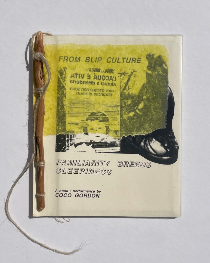 Coco Gordon - From Blip Culture: Familiarity Breeds Sleepiness ...
