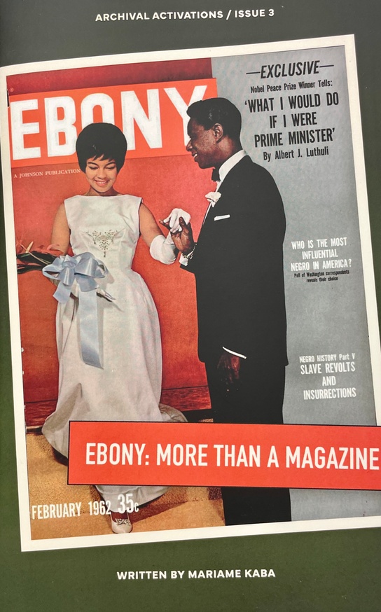 Mariame Kaba and Cindy Lau - Ebony: More Than A Magazine - Printed Matter